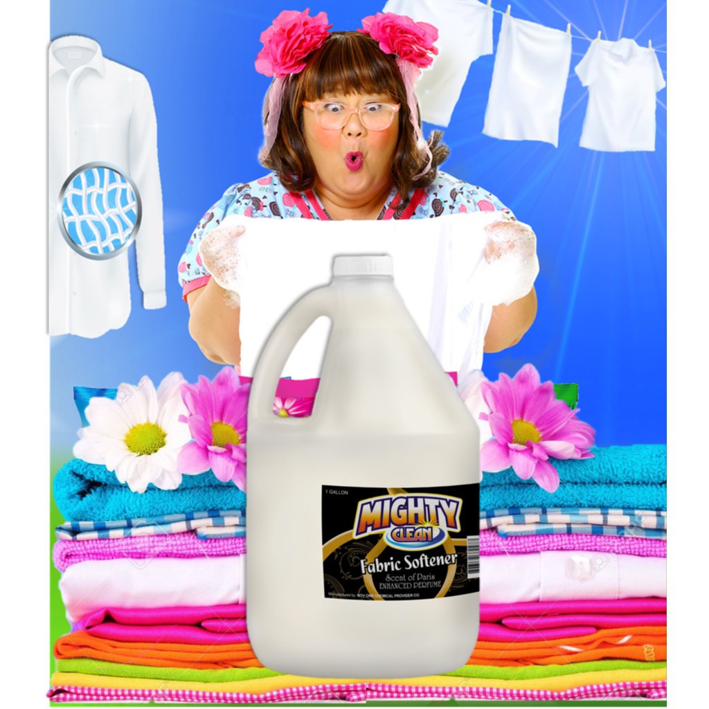 Mighty Clean Fabcon Scent of Paris - FS White Paris 1 GALLON | Shopee ...