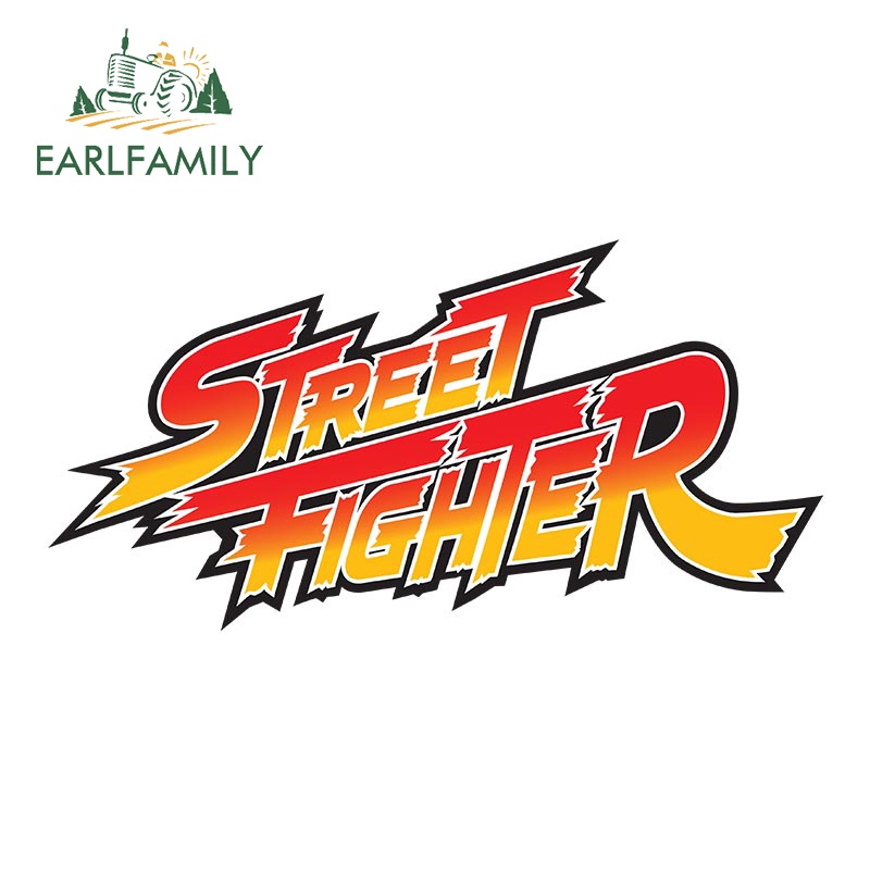 EARLFAMILY 13cm x 6.6cm For Street Fighter Car Stickers Windows Vinyl ...