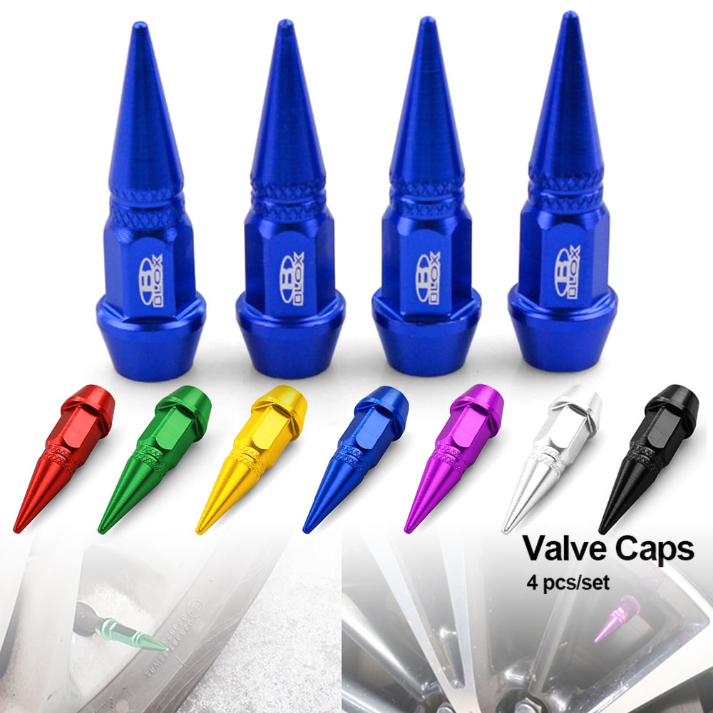 Blox 45mm Stainless Steel Spike Wheel/Tire Valve Stem Car Truck Air ...