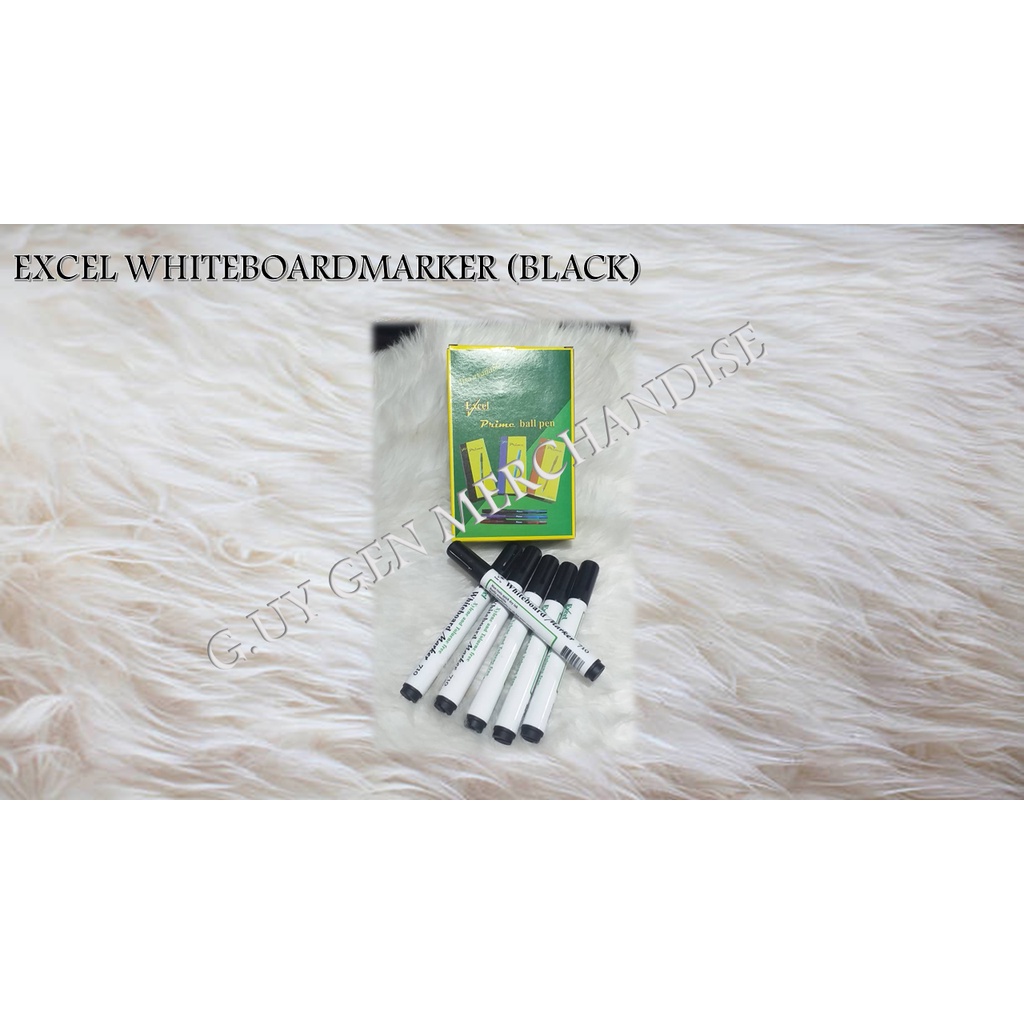EXCEL WHITEBOARD MARKER (BLACK) | Shopee Philippines