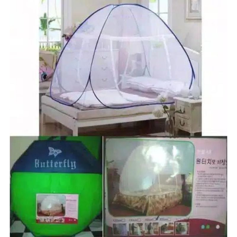 Butterfly Tent Mosquito Net 180x200cm Hole Mat | Shopee Philippines