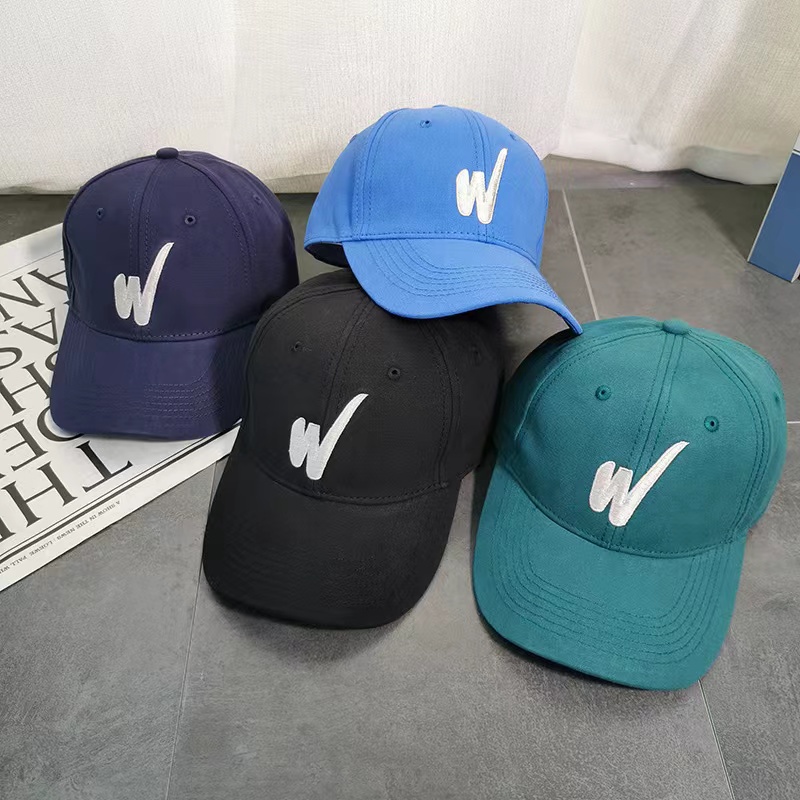 Night Cap Fashion Letter W Cap Korean Inspired Baseball Cap for Unisex ...