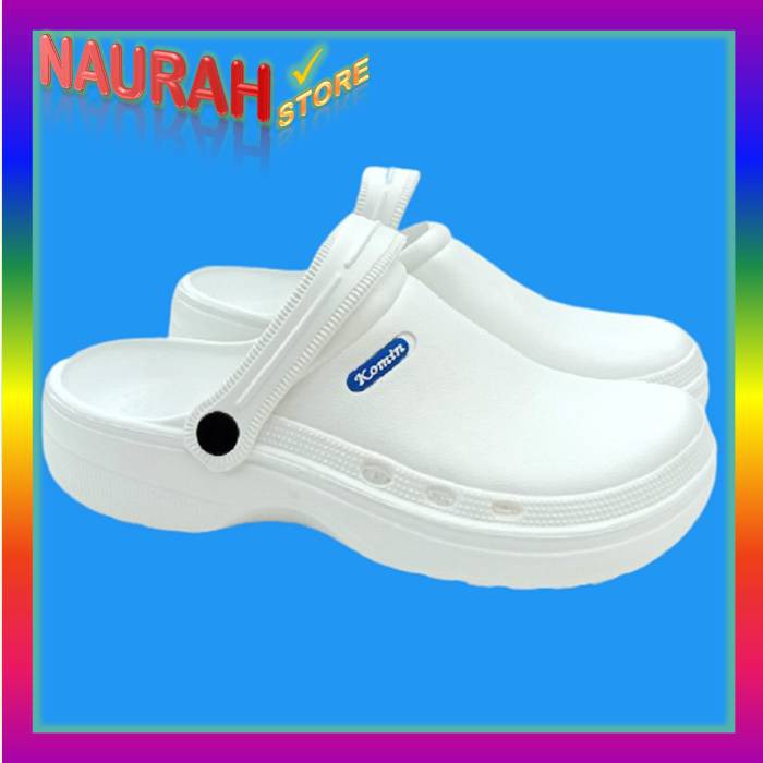 PUTIH Baim KOMIN Sandals White 100% ORIGINAL GOJEK Sandals Medical ...