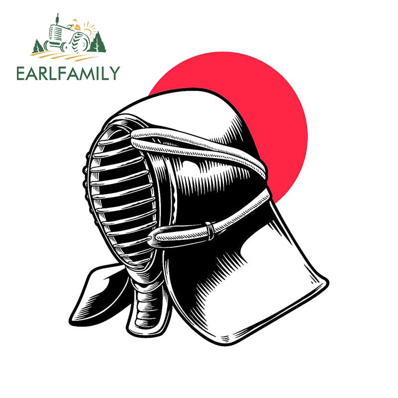 EARLFAMILY For Japanese Samurai Car Sticker Motorcycle Bumper ...