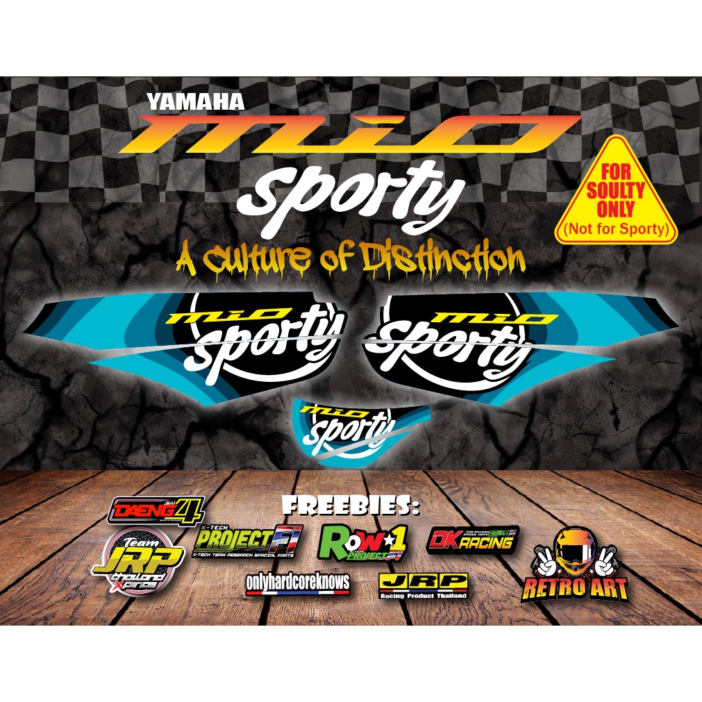 YAMAHA MIO SPORTY DECALS STICKER (Soulty) CULTURE OF DISTINCTION ...