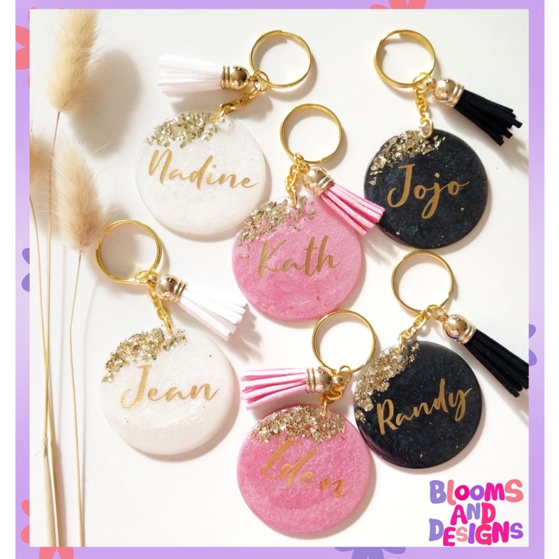 Personalized Resin Name Keychain | Resin Keychain | Personalized ...