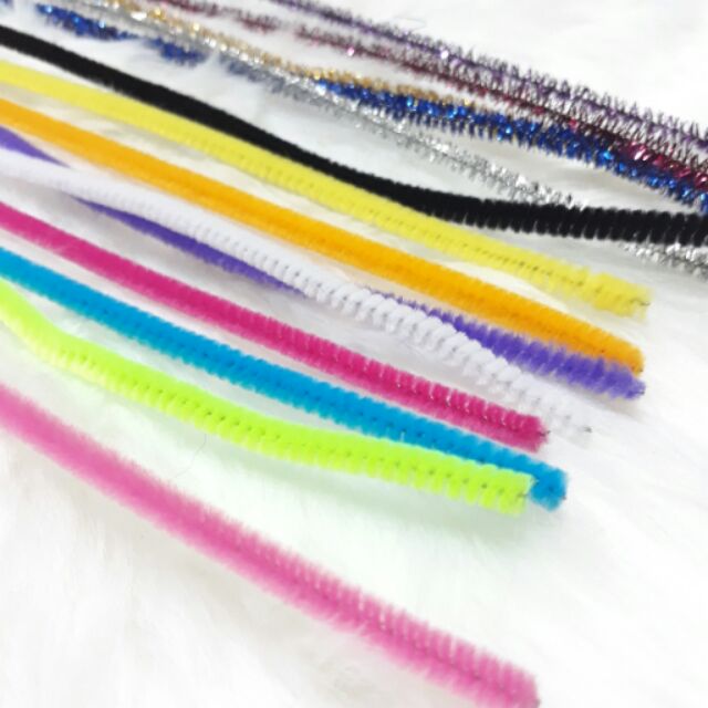 Fuzzy Wire/ Pipe Cleaner | Shopee Philippines