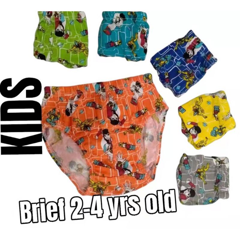 12 PIECES CHARACTER DESIGN KIDS BRIEF 2-4 yrs old | Shopee Philippines