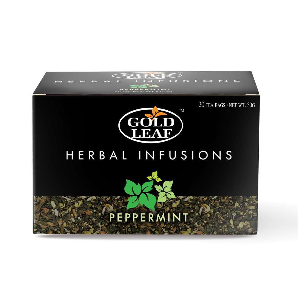 Gold Leaf Herbal Infusions Peppermint Tea 20 Teabags | Shopee Philippines