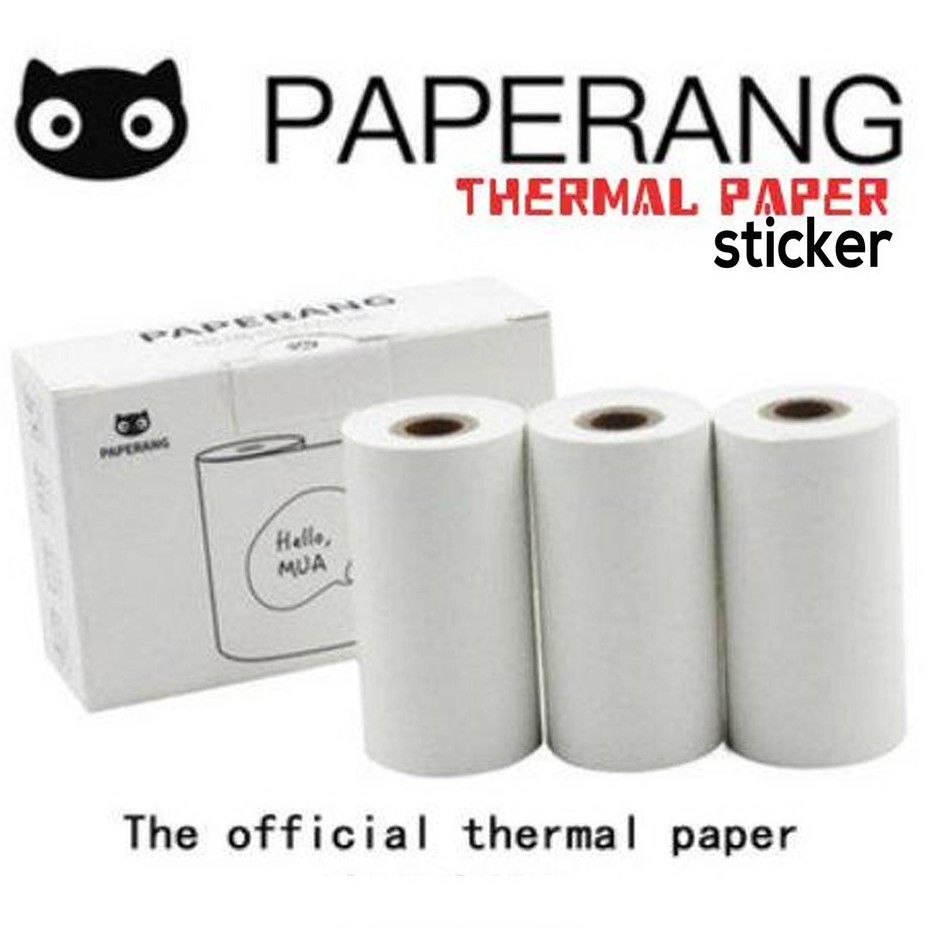 ORIGINAL PAPERANG PERIPAGE WHITE STICKER thermal paper GREY LATTICE ...