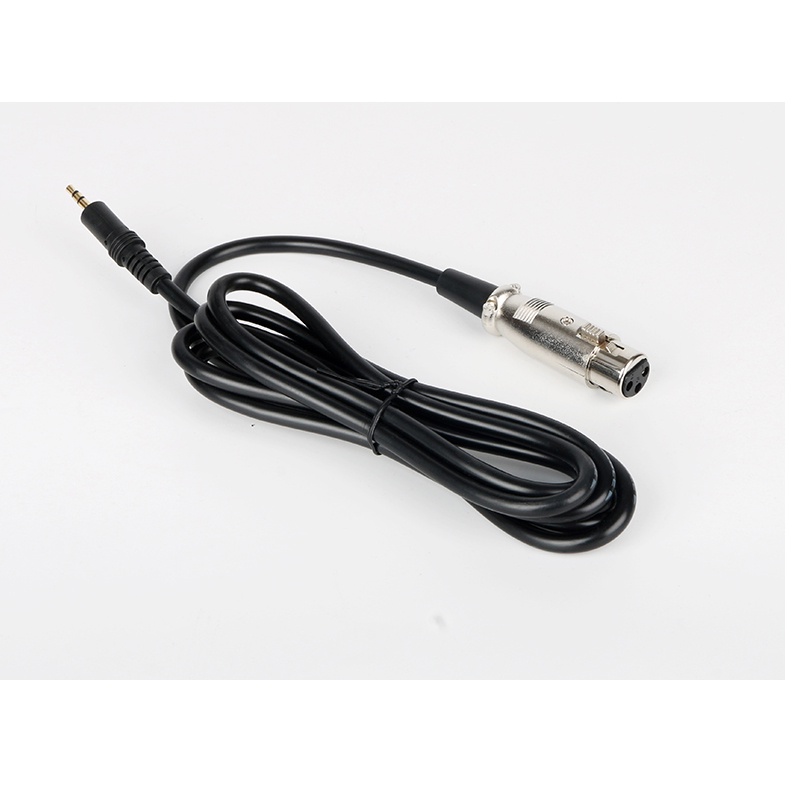 3.5mm male to three-pin XLR female audio cable for live sound card ...