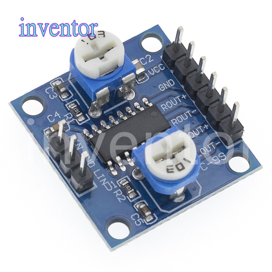 PAM8406 Digital Amplifier Board With Volume Potentiometer 5Wx2 Stereo ...