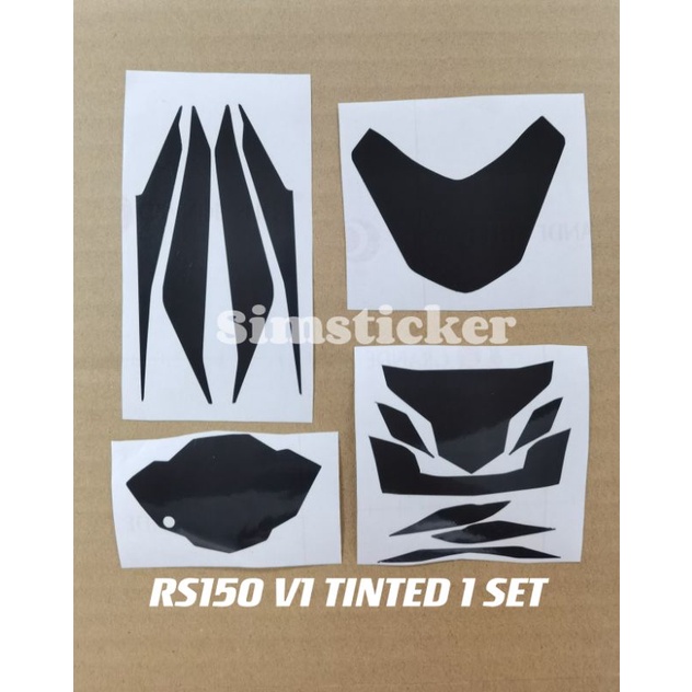 HONDA RS150 Sticker Tinted protector (4 in 1) | Shopee Philippines
