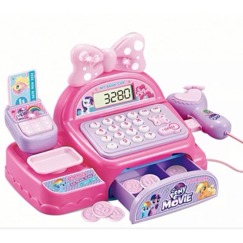 cashier toys. for kids. Light and sound w/real caculator | Shopee ...