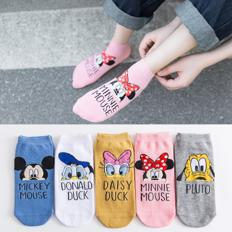 Minnie Mickey Mouse Socks Korean ins Iconic Socks(Free Size) | Shopee ...