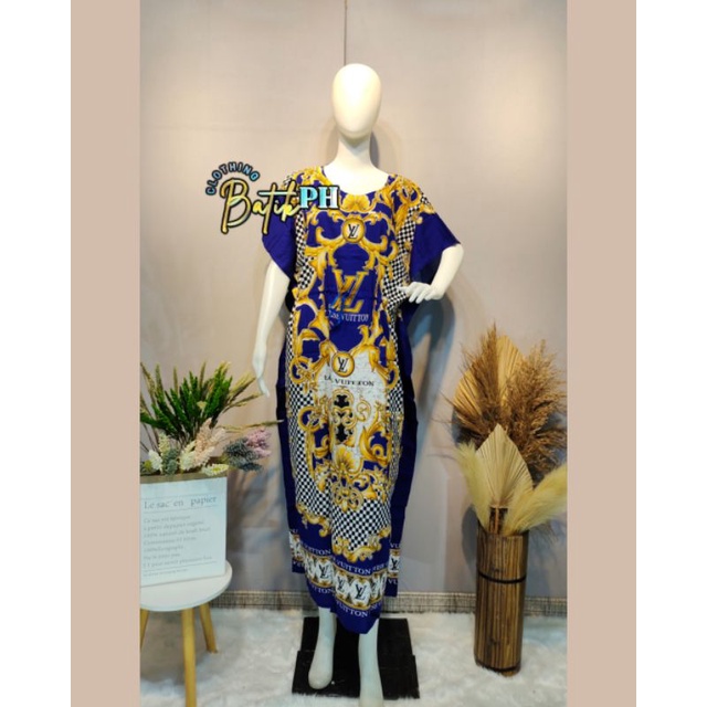 Long Dress Kaftan Batik Daster Dress Indonesia Homewear Elegant ...
