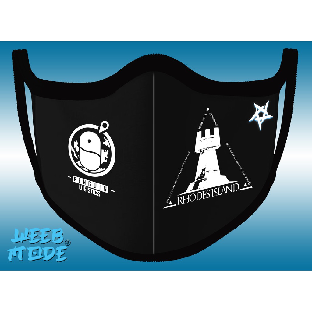 Arknights Rhodes Island Penguin Logistic BS Inspired Mask Sublimated ...