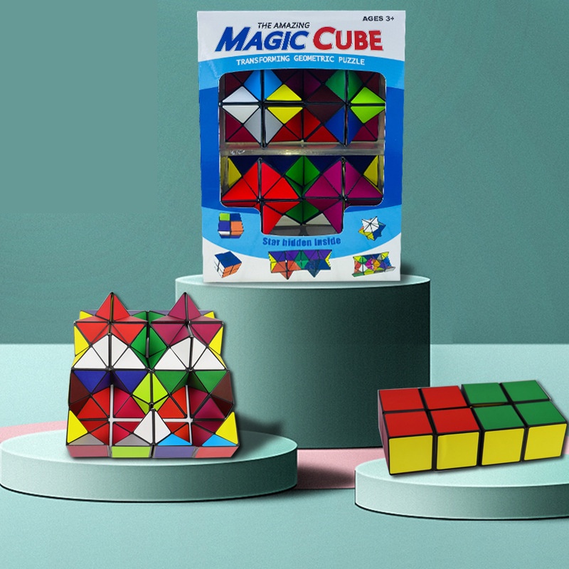 Magic Cube Toy. Transforming shapes is extremely magical, learning ...