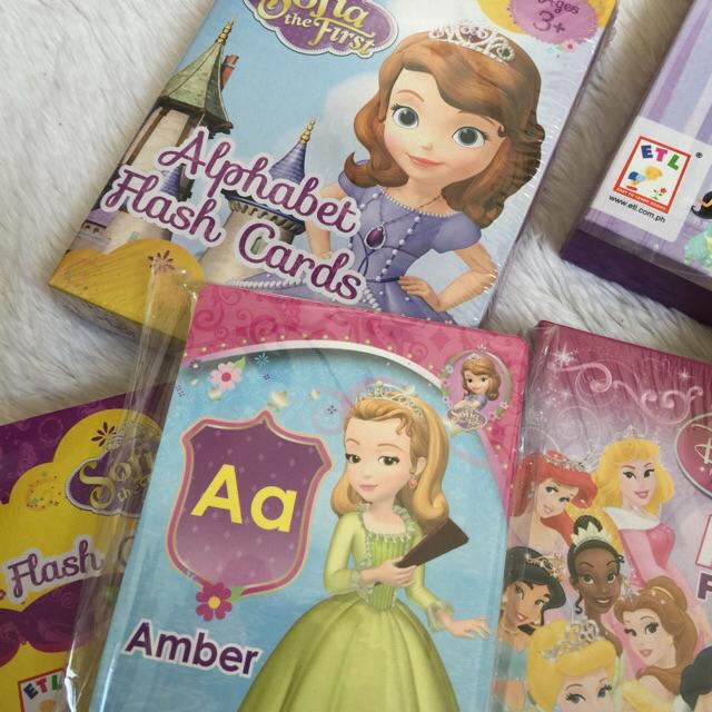 Alphabet Flash Cards Disney Sophia Princess | Shopee Philippines