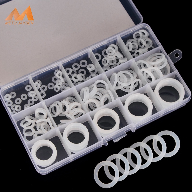 150PCS PCP Paintball Sealing O Rings White Silicone Replacements OD 6mm ...