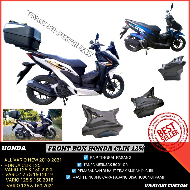 Honda Click 125i Vario 125 Led New Middle Front Box Accessories ...