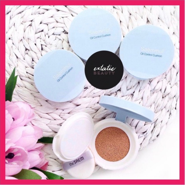 THE SAEM Saemmul Oil Control Cushion - 12g (SPF50+ PA+++) | Shopee ...
