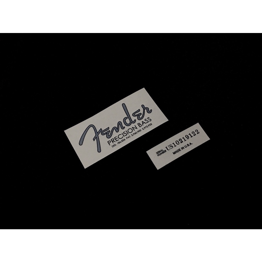 Fender Precision Bass American Original 60s Guitar Head Logo | Shopee ...