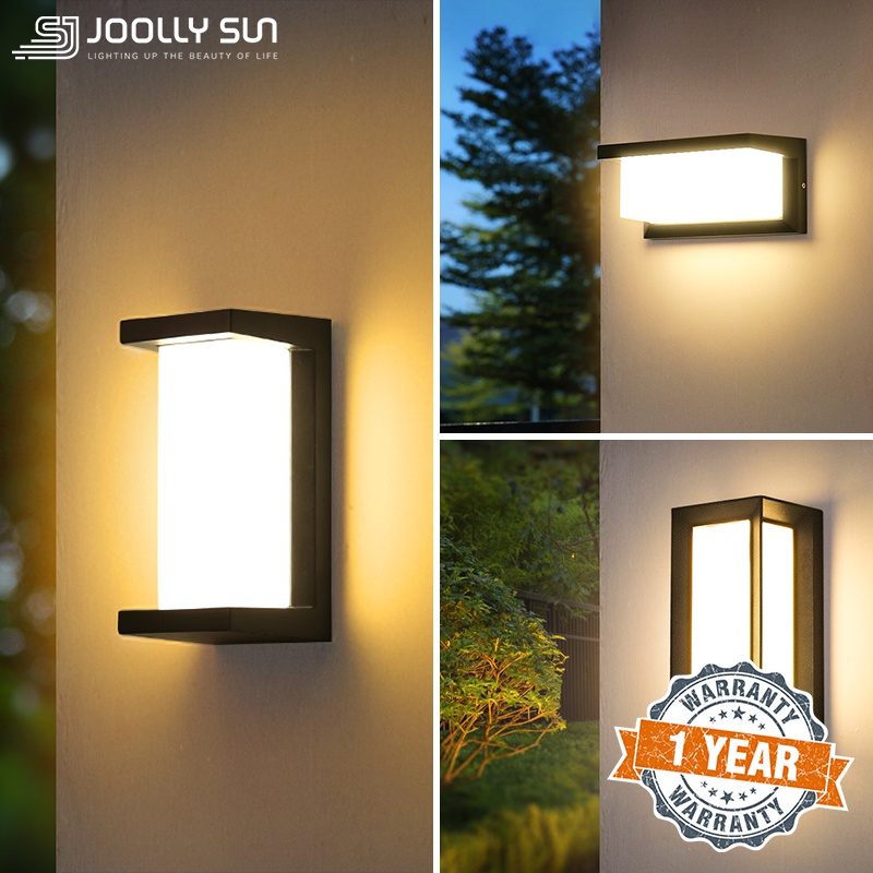 Wall Lamp Outdoor Wall Light Waterproof Lighting LED Exterior Gate Entrance Post Lights | Shopee ...