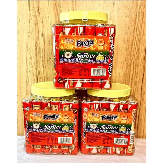 Fanta Sprite Cola Candy !!! 30pcs/Jar!!! | Shopee Philippines