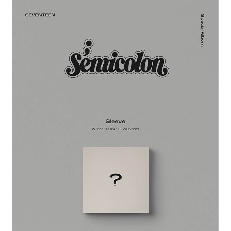 Seventeen - Special Album [Semicolon] (Choose Version) | Shopee Philippines