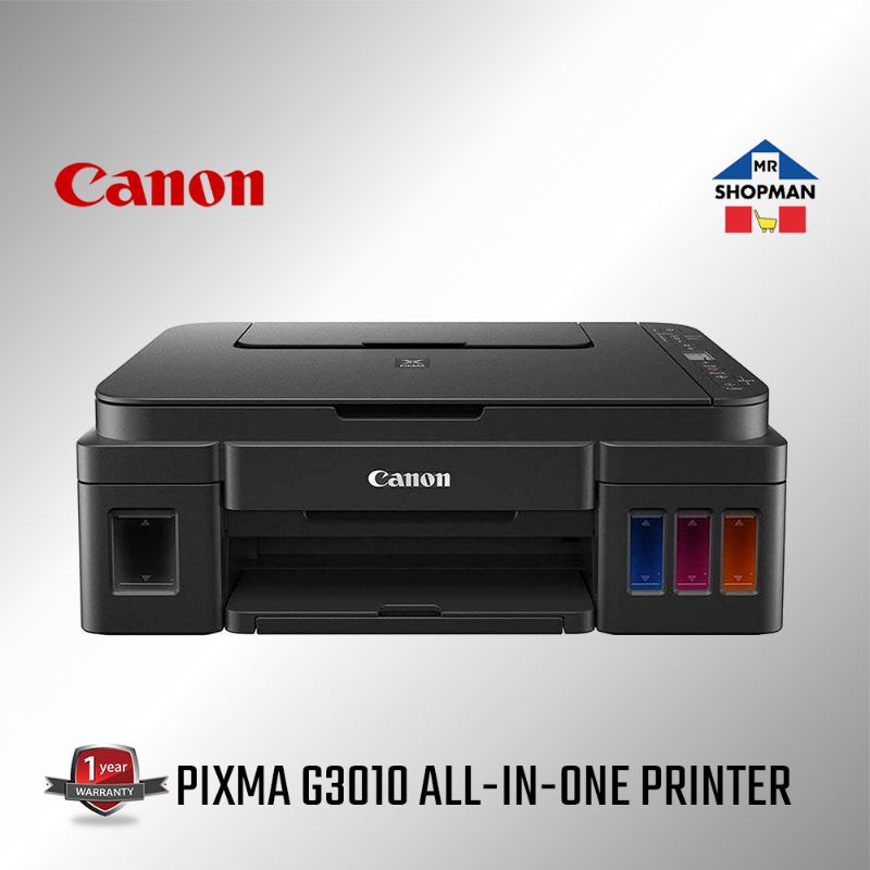 Canon Pixma G3010 Wireless Ink Tank Scanner Wifi All In One Printer ...