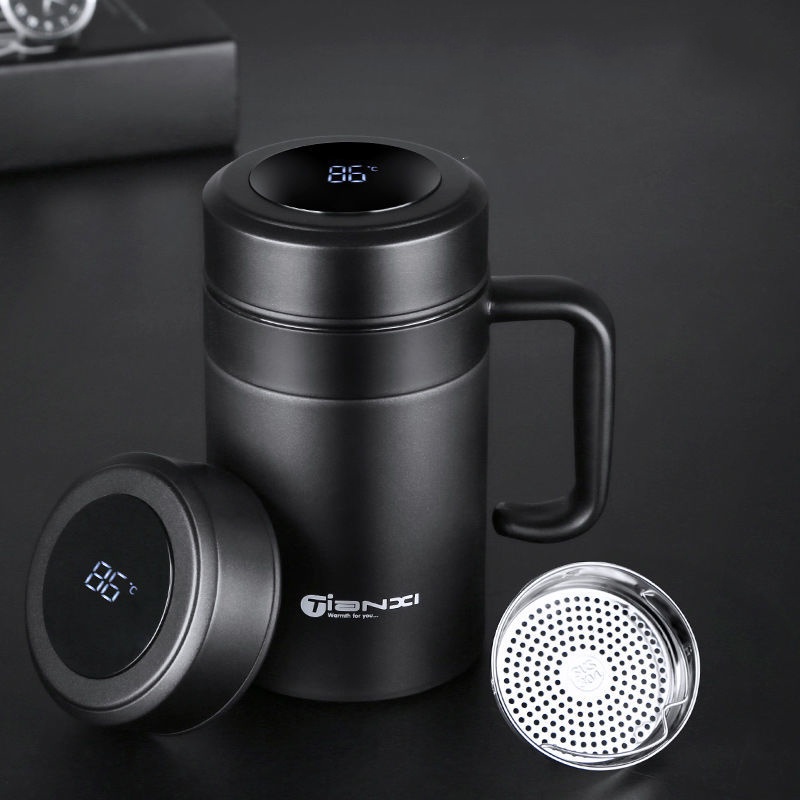 New 520ml 316 Stainless Steel Vacuum Flask 24 Hours Thermos Insulated Tea Cup Office Business ...