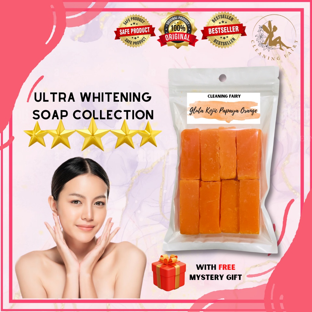 Gluta Papaya Soap Orange Whitening Soap Beauty Soap Whitening Kojic ...