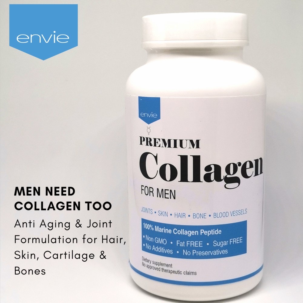 Envie Man Premium Powdered Collagen (Net Weight 100 grams Pure Marine ...