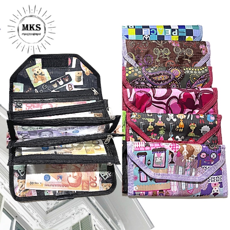 MKS Booktype Money Organizer 6 Slots Random Design Only | Shopee ...