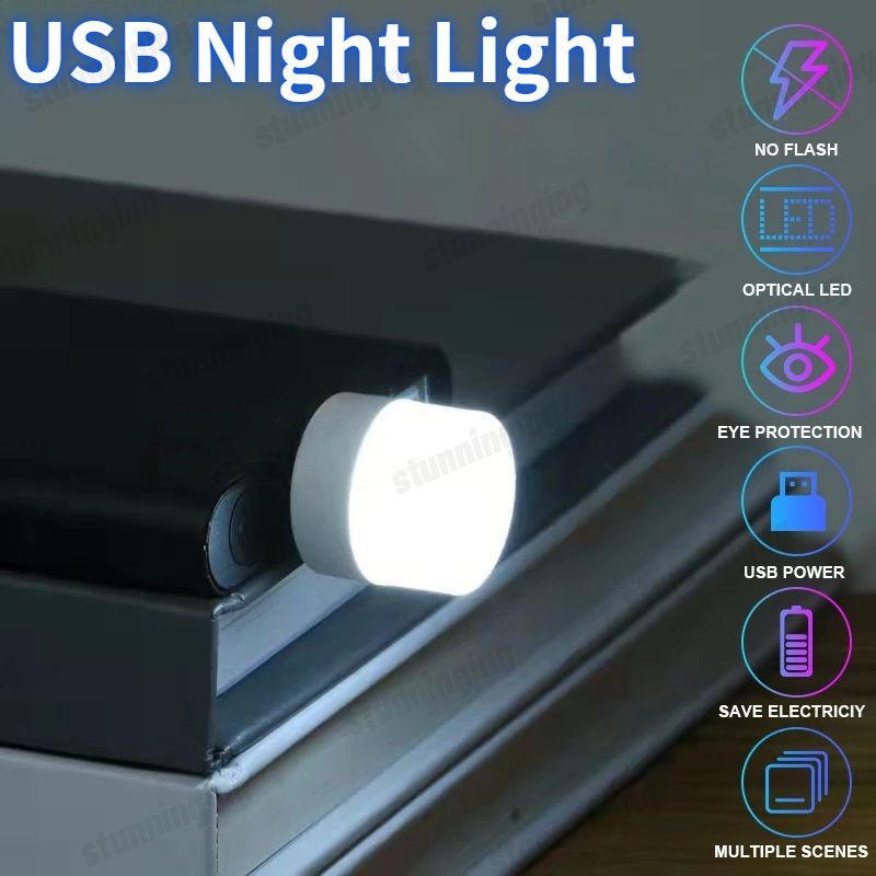 Mini Usb Plug-in Light Bulb Eye Protection Small Desk Reading Lamp Usb ...