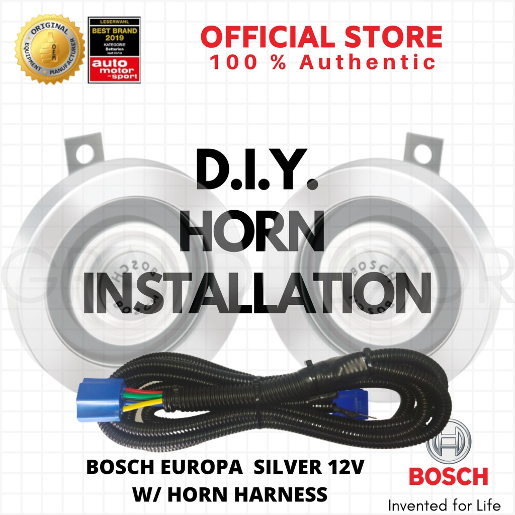 Bosch Europa Silver (911) with Horn Harness (Easy Installation ...