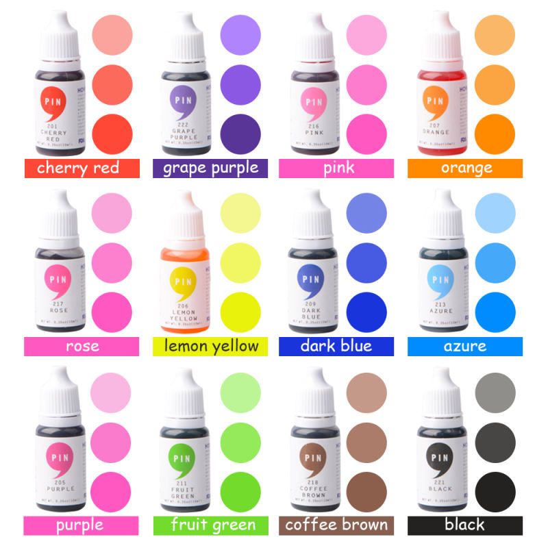 10ML Liquid Food Color Cake Baking Pigment Coloring Colorant Edible ...
