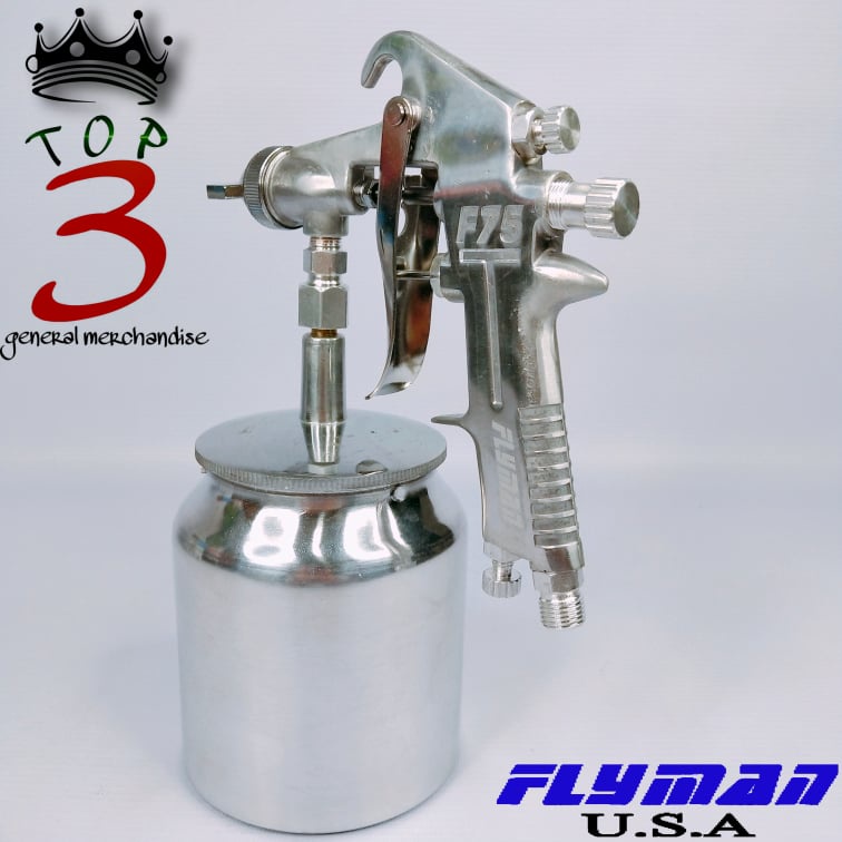 FLYMAN f75 Pneumatic Spray Gun ( GRAVITY FEED ) | Shopee Philippines