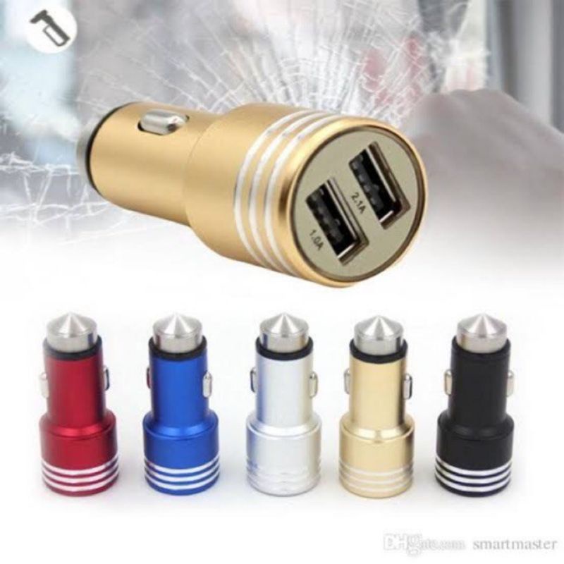 2 Port Plug Dual USB Car Adapter Socket Fast Charger | Shopee Philippines