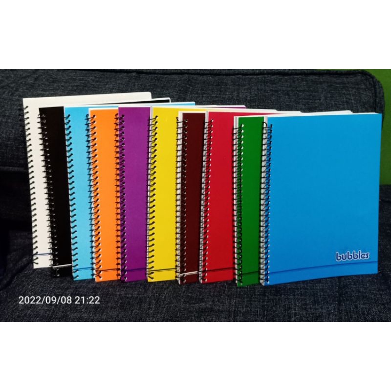 Notebook Spiral / Spring assorted color 80 leaves per pad | Shopee ...