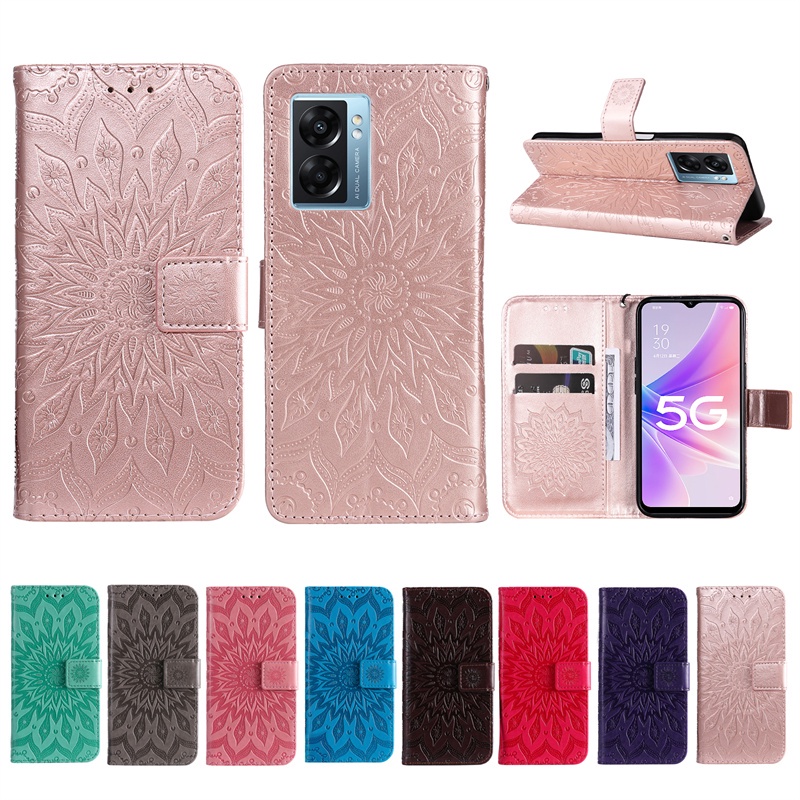 Casing For OPPO A77 A57 2022 5G Reno7 4G Realme C35 C31 Sun Flower ...