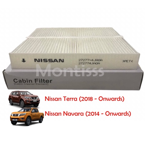 Cabin Filter Nissan Terra (2018 -Onwards) / Nissan Navara (2014 ...