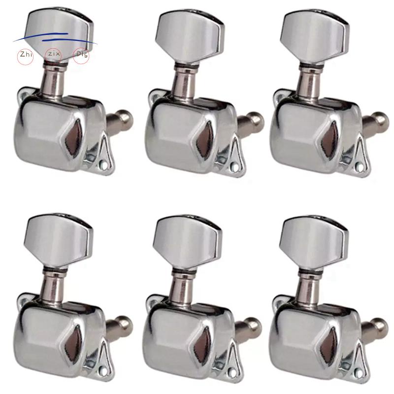 6r Semiclosed Guitar Tuning Peg Keys Tuners Machine Head Electric Guitar Part Replacement