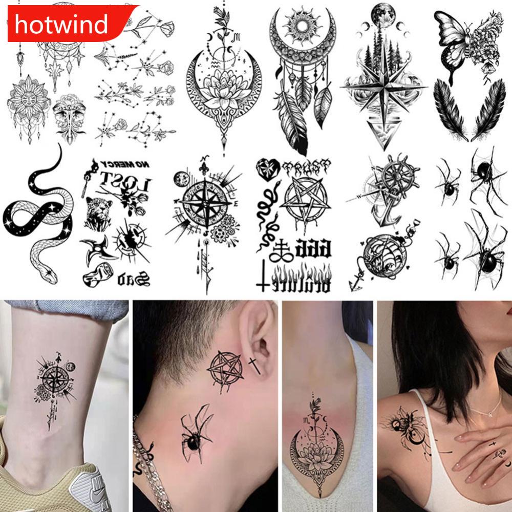 HW Tattoo Sticker Waterproof Long Lasting Tattoo Stickers Fake Tattoo ...