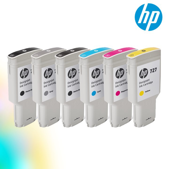 HP 727 Ink Cartridge 300mL/130mL (For HP Designjet T920/T930/T1500 ...