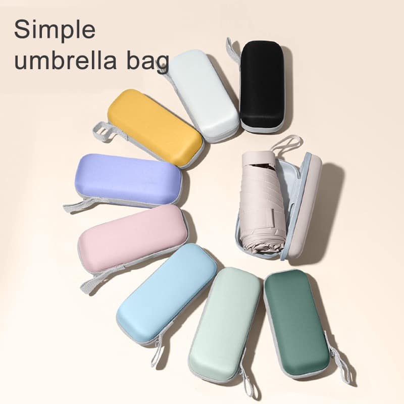 Ultra-light super mini five-fold umbrella UV protection folding ...
