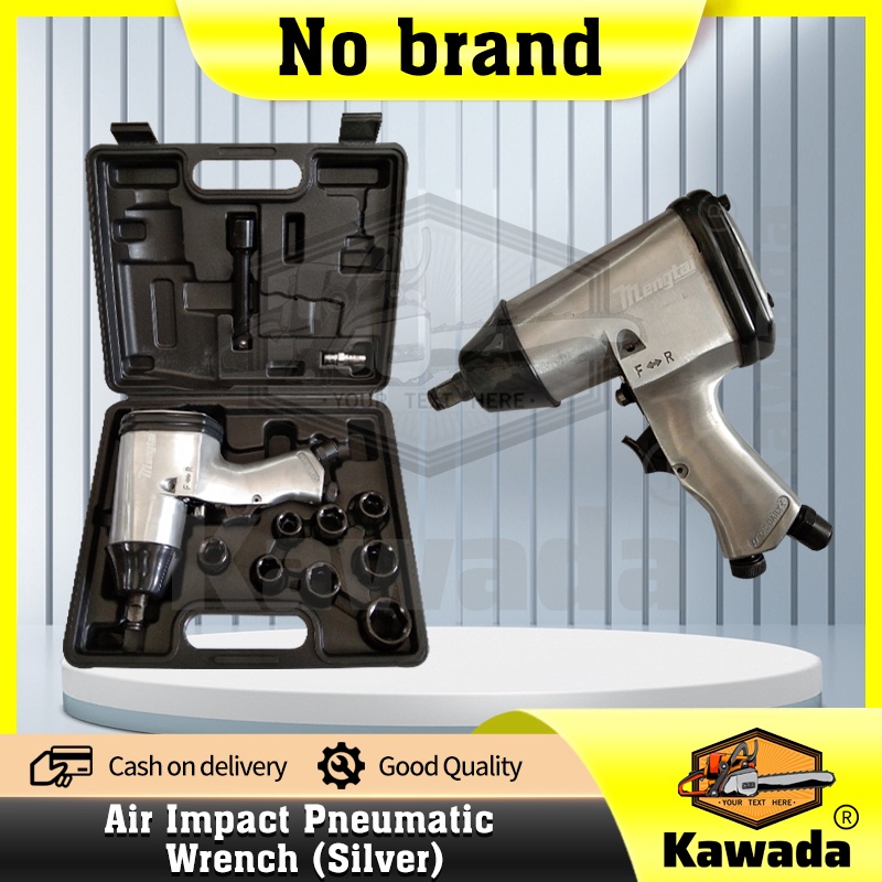 Air Impact Pneumatic Wrench (Silver) | Shopee Philippines