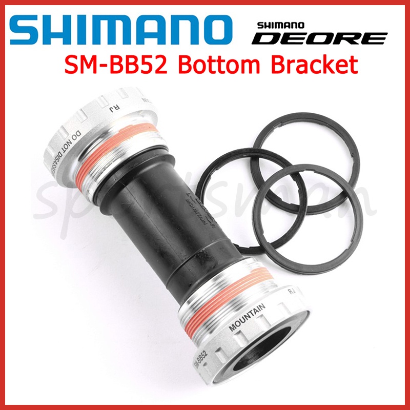 Shimano Deore SM-BB52 MT500 Alivio Hollowtech II Mountain Bike Bottom Bracket 68/73mm BB52 ...