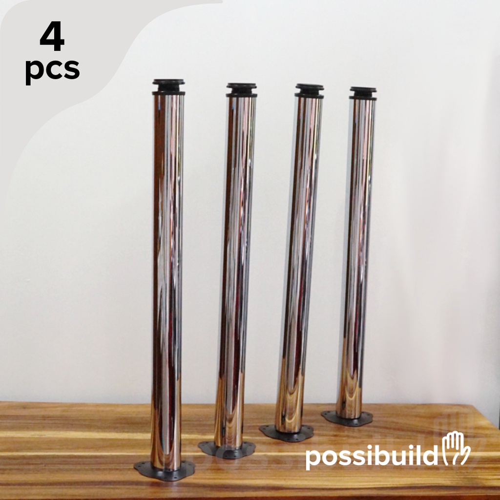 Possibuild Post Table Leg 71cm/75Cm With Adjustable Feet For Furniture ...